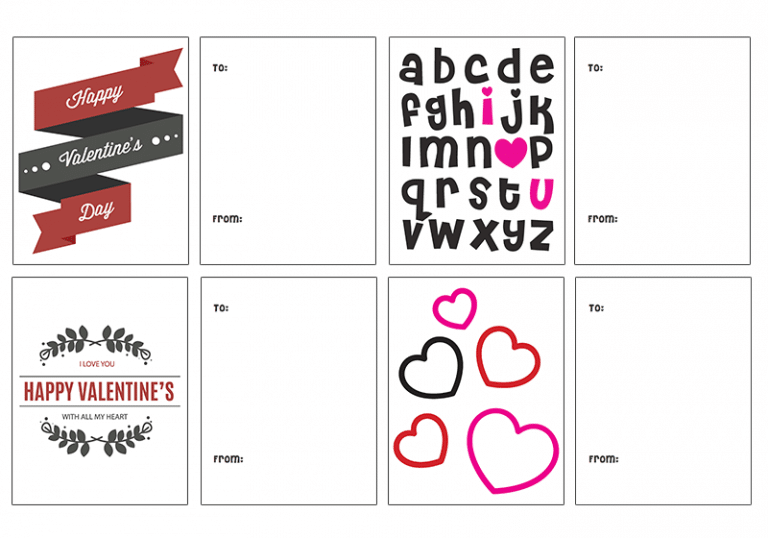 Printable Last-Minute Valentine's Day Party