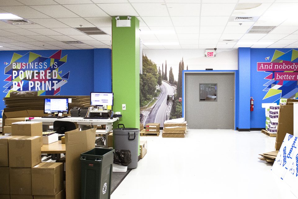 Conlin's Print Back Wall Signage (Video)