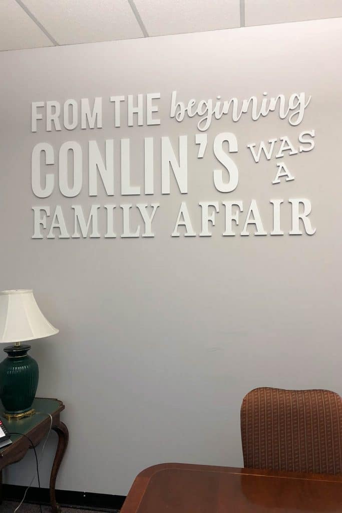 Conference Room Cutout Lettering (Video)