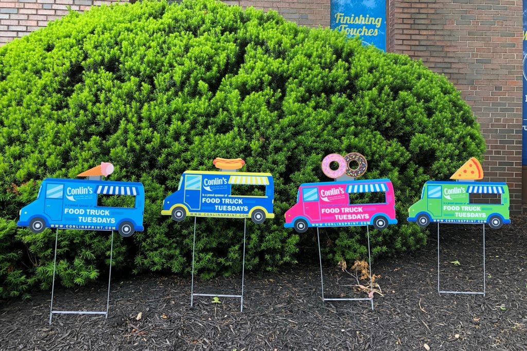Food Truck Tuesday Lawn Signs (Set of 4)
